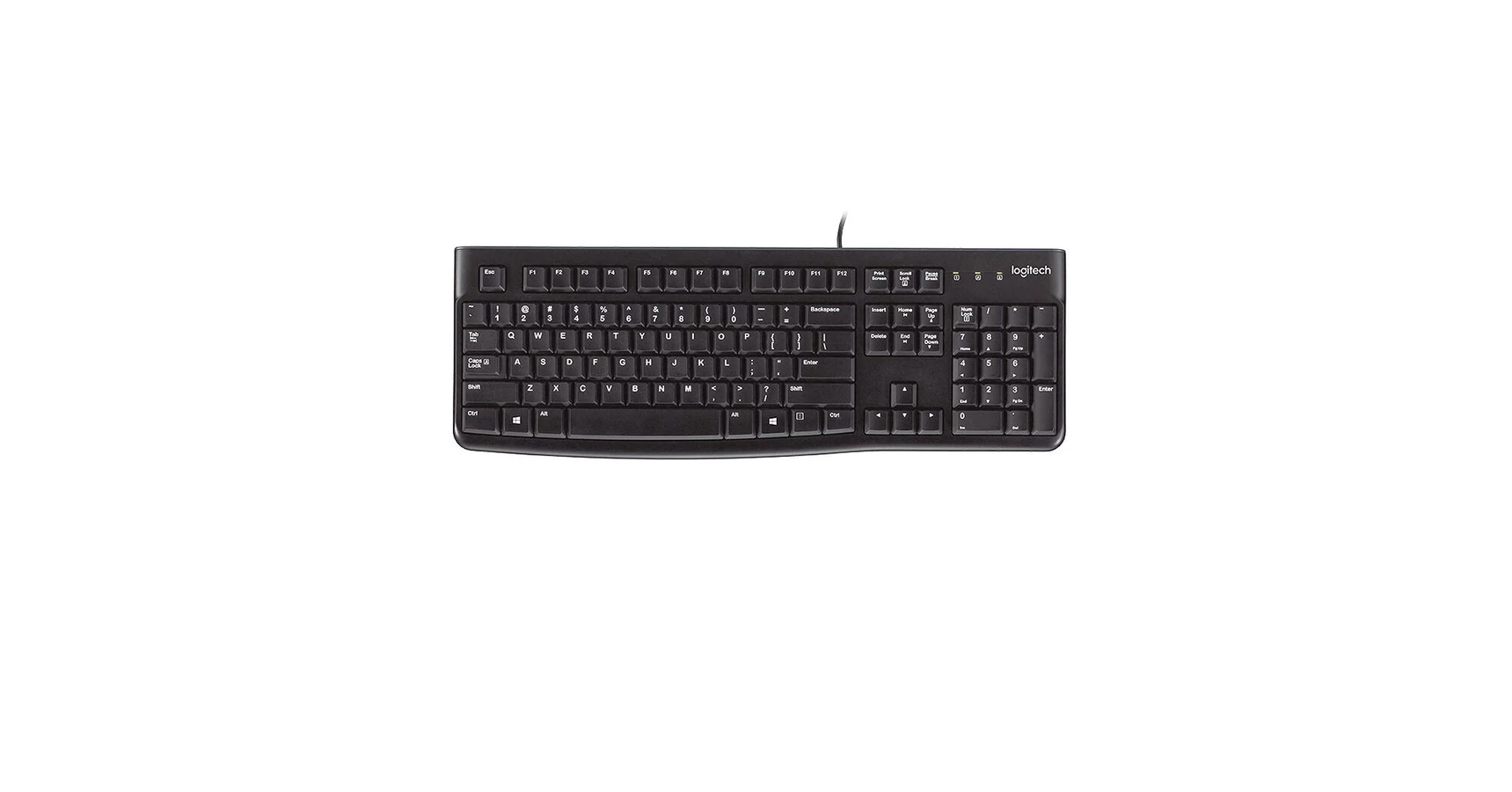 Logitech K120 Vezetékes Billentyűzet HUN Fekete