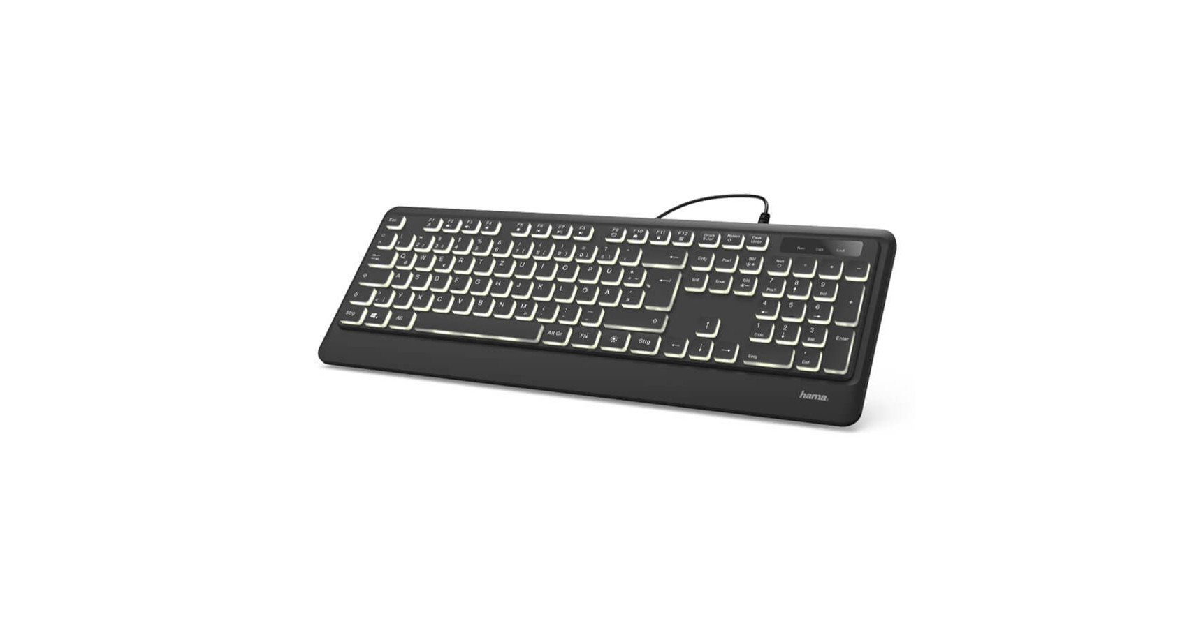 Hama (182671) KC-550 Illuminated LED Háttérvilágítás Billentyűzet HUN