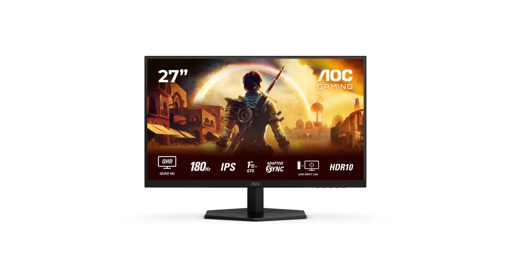 AOC Q27G4X 27 QHD 180Hz Fast IPS Gaming Monitor G-SYNC támogatással ...